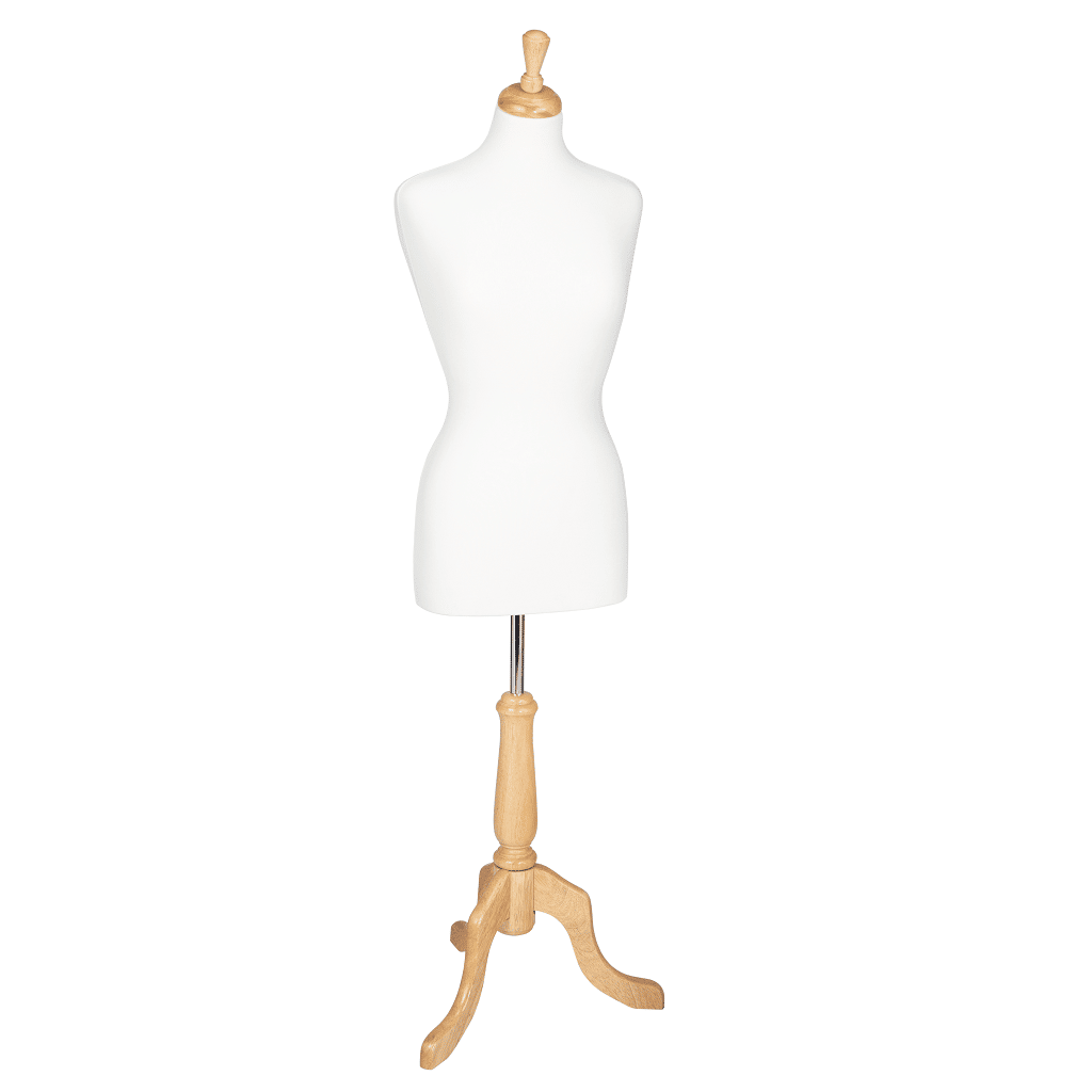Female Bust Form Wooden Stand – ukshopfittings