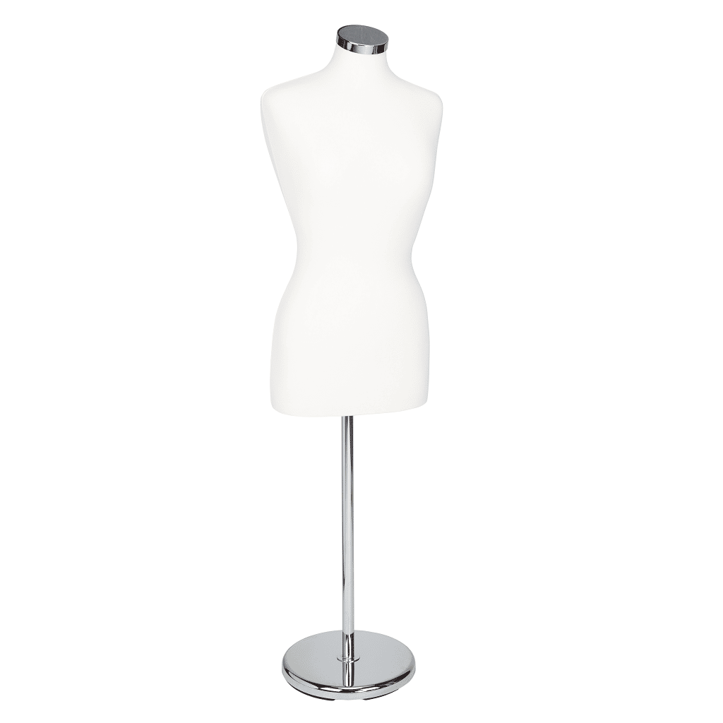 Female Bust Form Chrome Stand – ukshopfittings