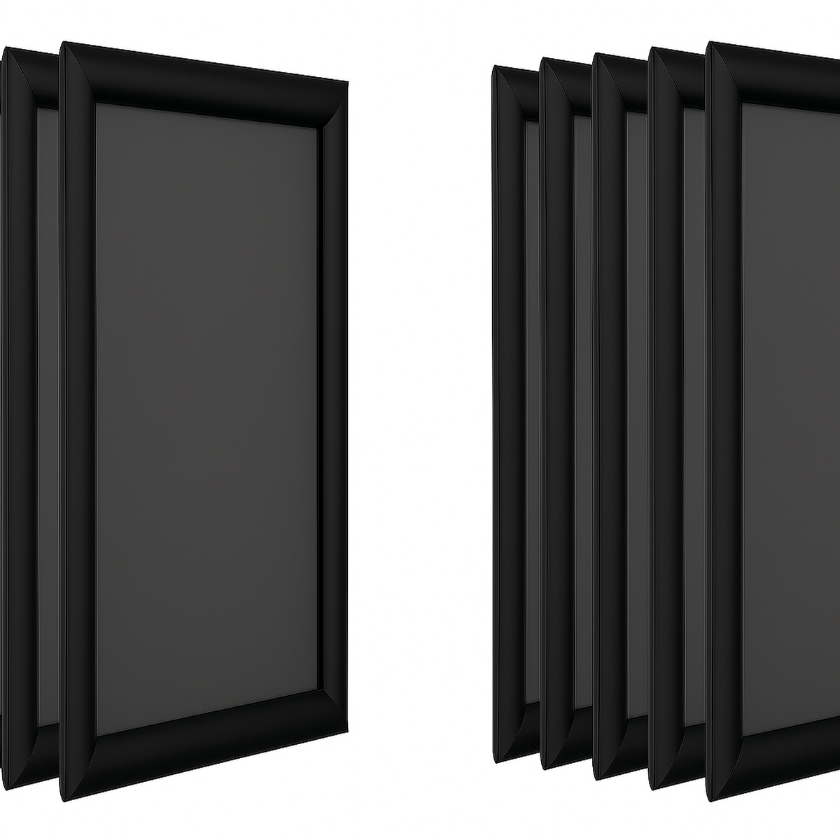 A4 Black Snap Frame (Pack of 10) – ukshopfittings